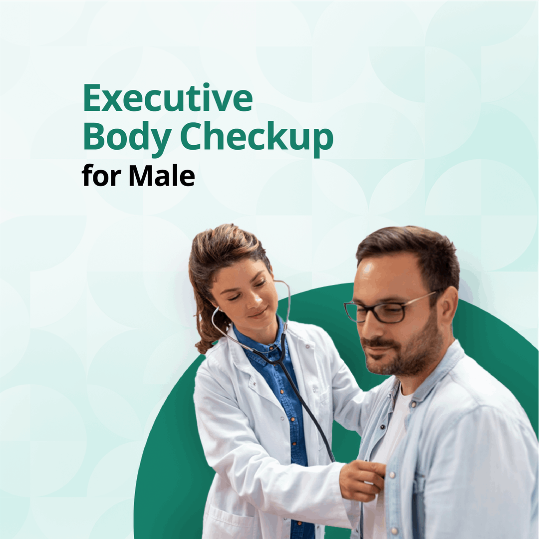 Book Executive Basic Checkup for Male Lab test Online from Home - Arogga